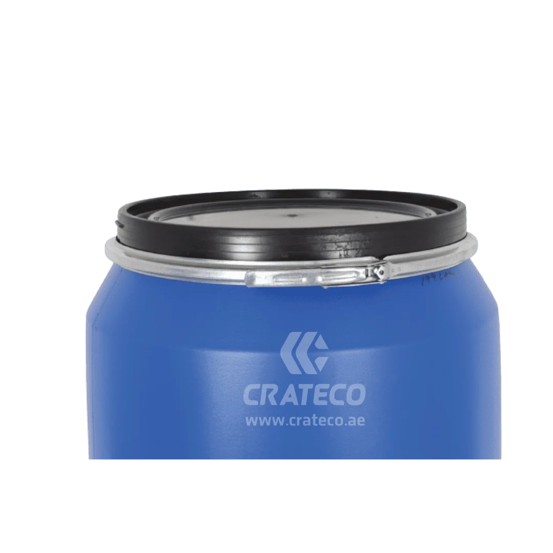 Plastic Open Top Drum 220 Litres UAE | Crateco Pack LLC
