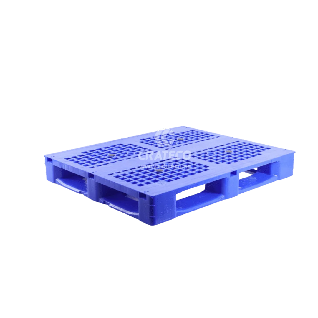 Plastic 5 Runner Standard Pallet UAE | Crateco Pack LLC