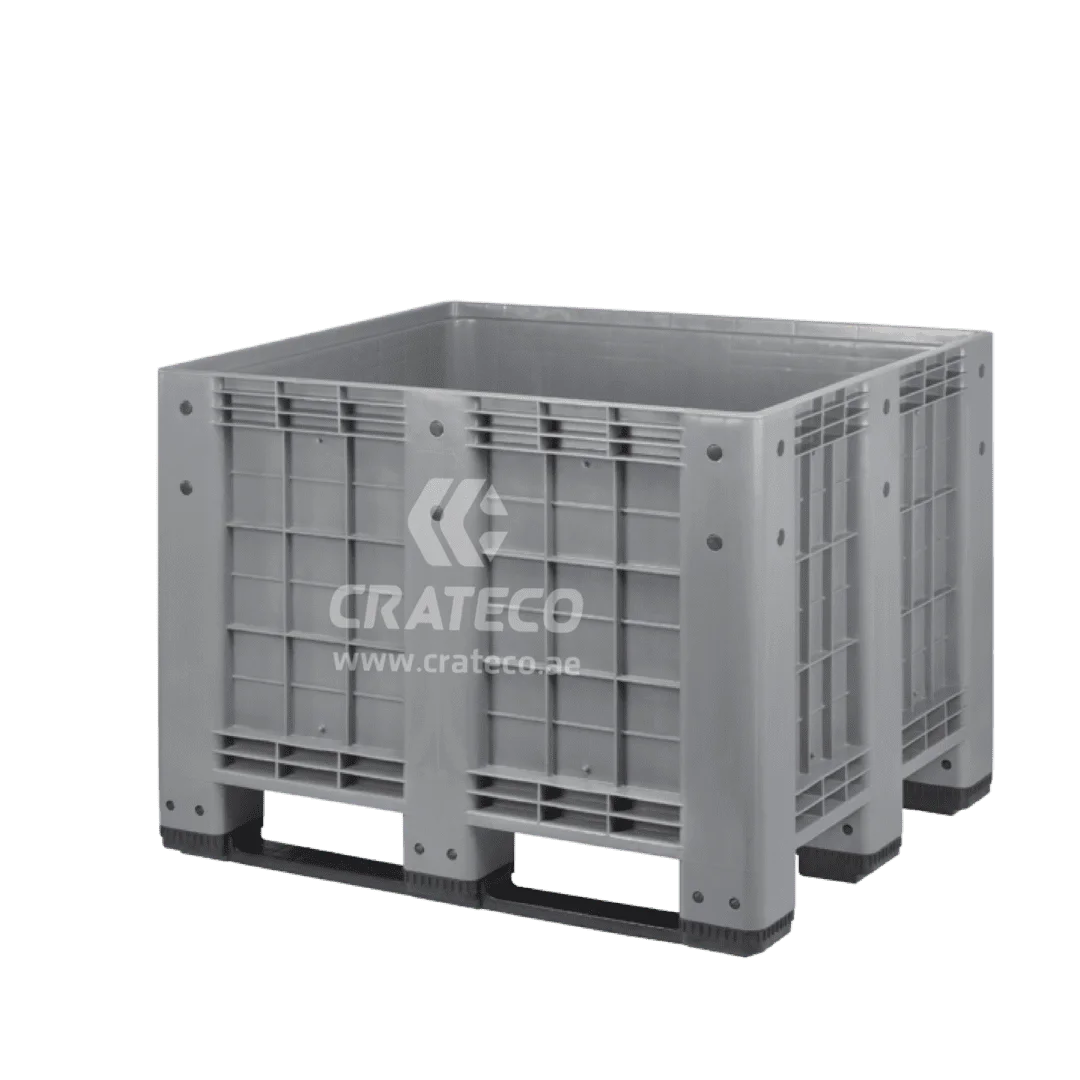 Plastic Completely Closed Pallet Box UAE | Crateco Pack LLC