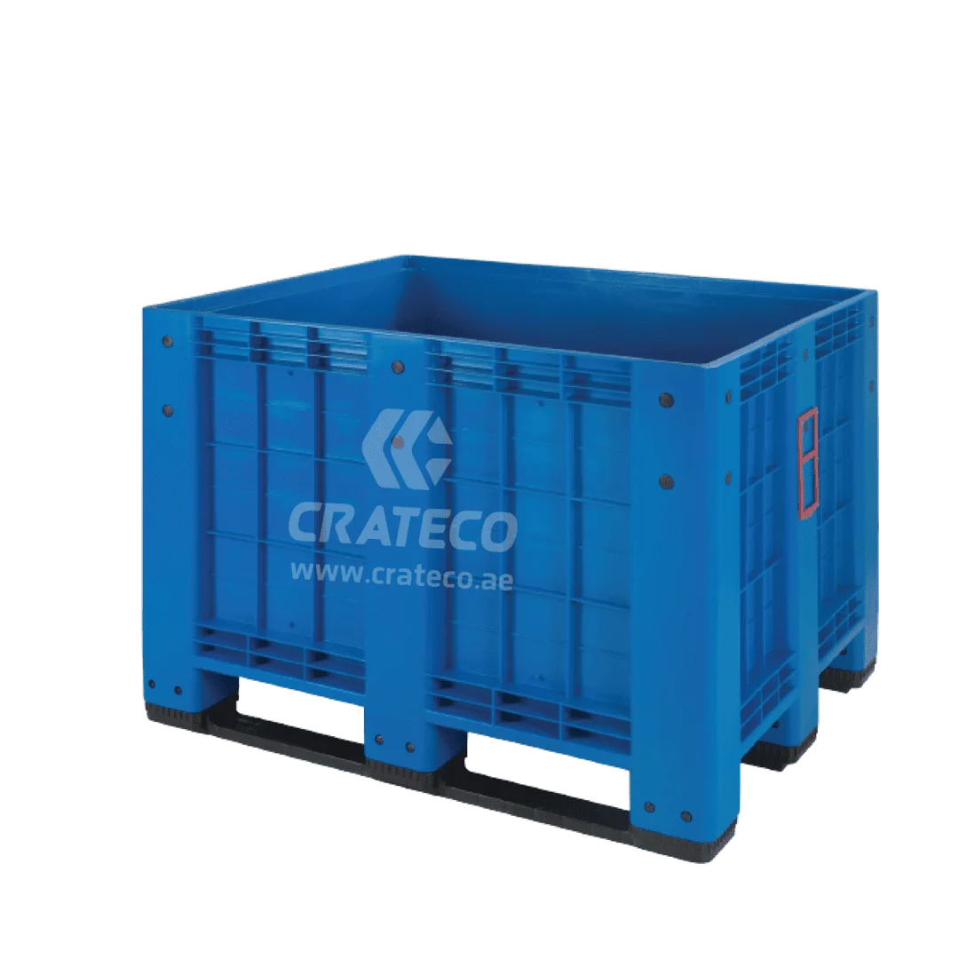 Plastic Completely Closed Pallet Box UAE | Crateco Pack LLC