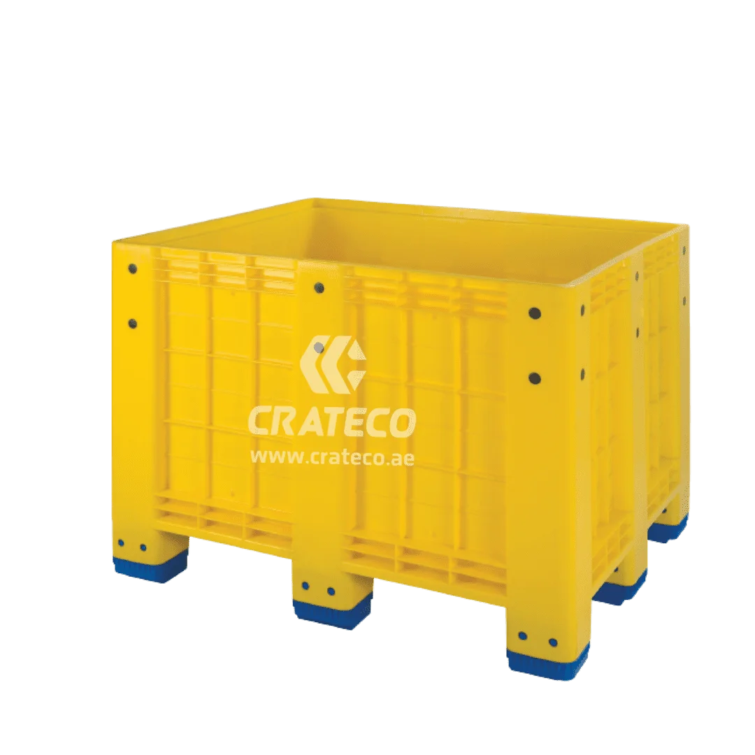 Plastic Completely Closed Pallet Box UAE | Crateco Pack LLC
