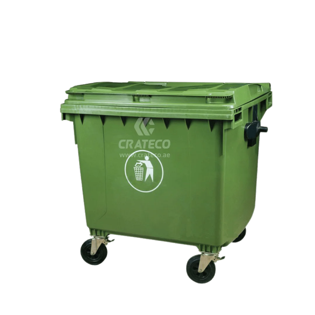 1100 Liter Waste Bin UAE | Crateco Pack LLC