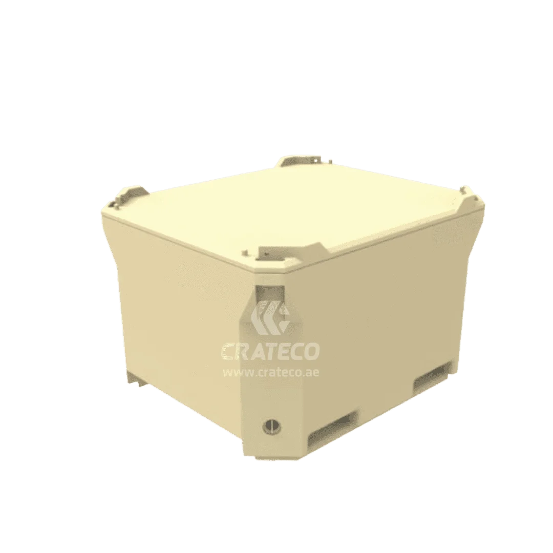 Plastic Insulated Tub 660 Litres UAE | Crateco Pack LLC