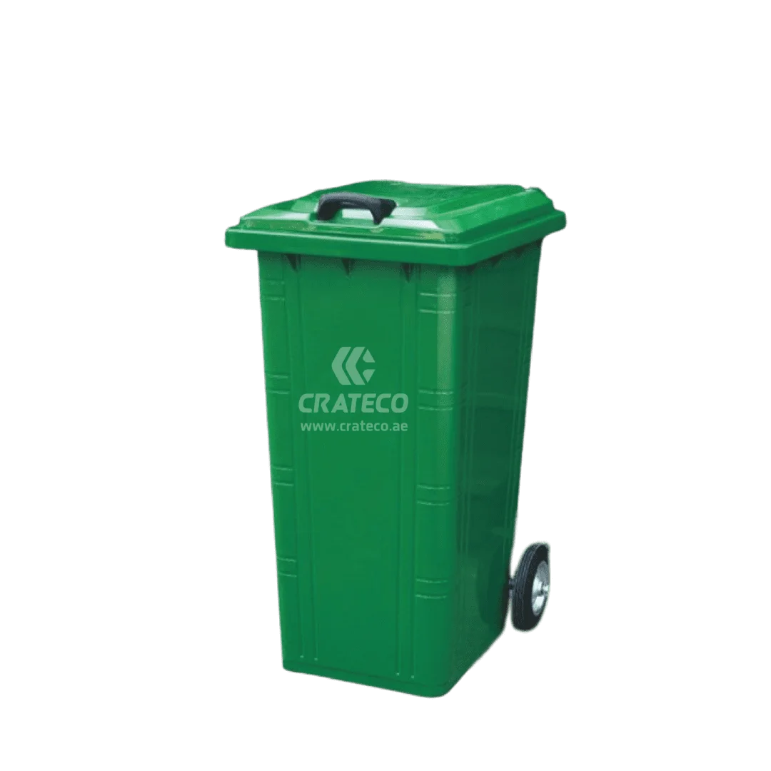 120 Liters Metal Waste Bin UAE | Crateco Pack LLC