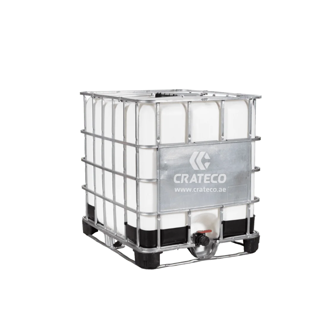 Get Refurbished IBC Tank 1000 Litres UAE | Crateco Pack LLC