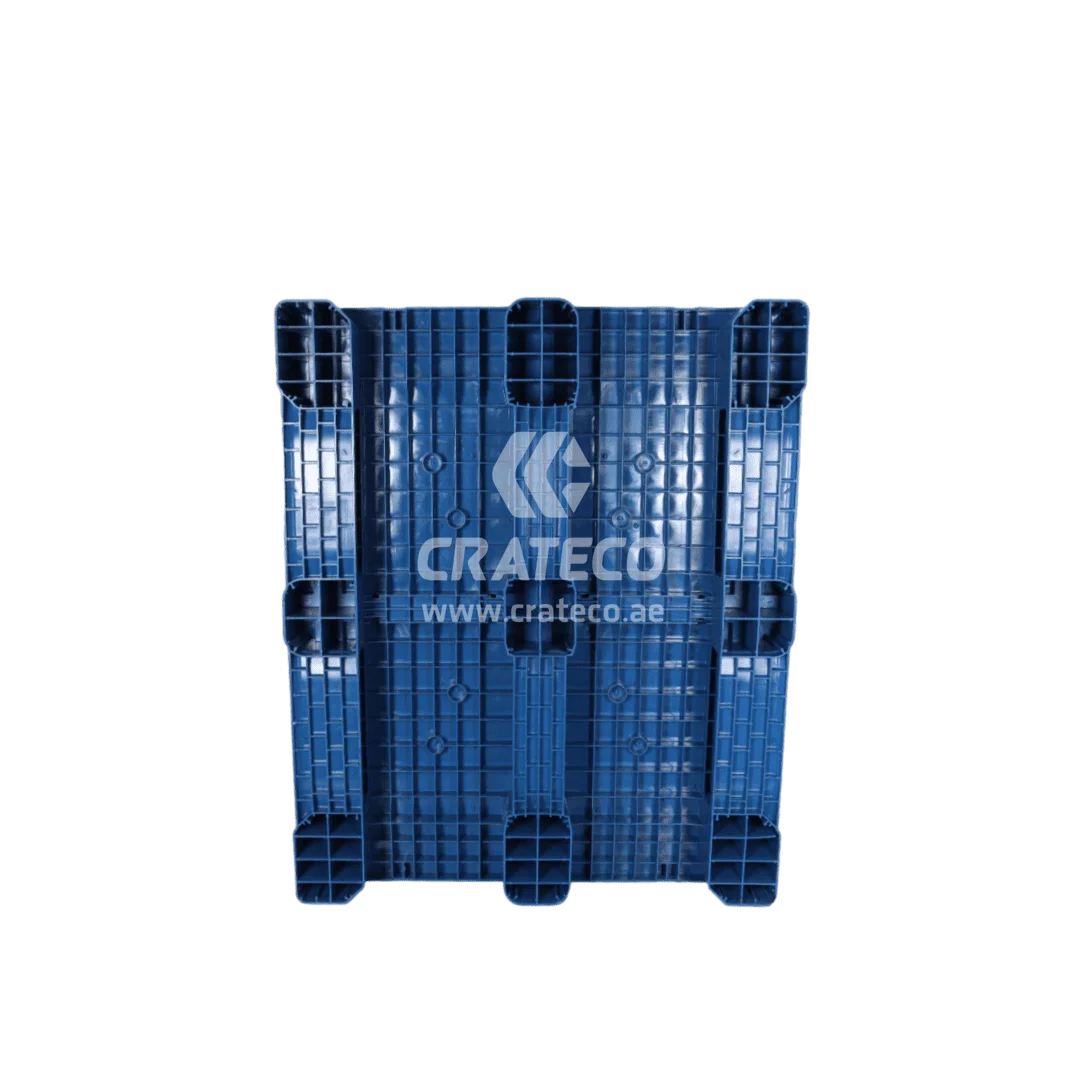 Plastic 3 Runner Flat Pallet UAE | Crateco Pack LLC