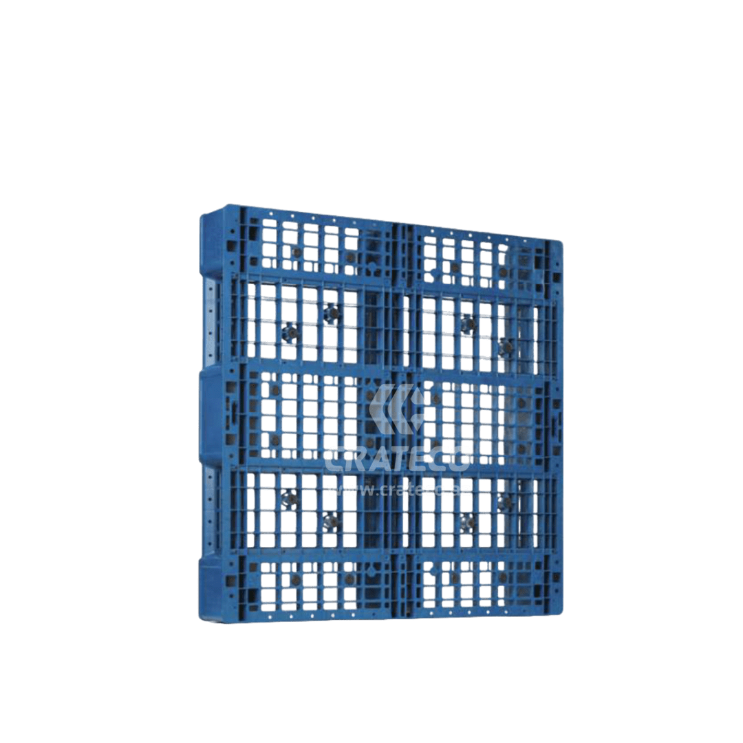 Plastic 3 Runner Pallet With Steel UAE | Crateco Pack LLC