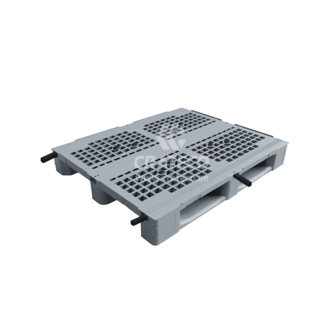 Buy Plastic 3 Runner Standard Pallet UAE | Crateco Pack LLC